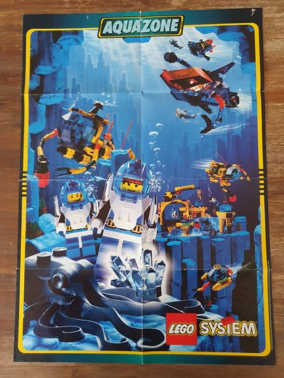 LEGO System Aquazone Poster Gross- Schöne Rarität aus 1995 | Kaufen auf ...