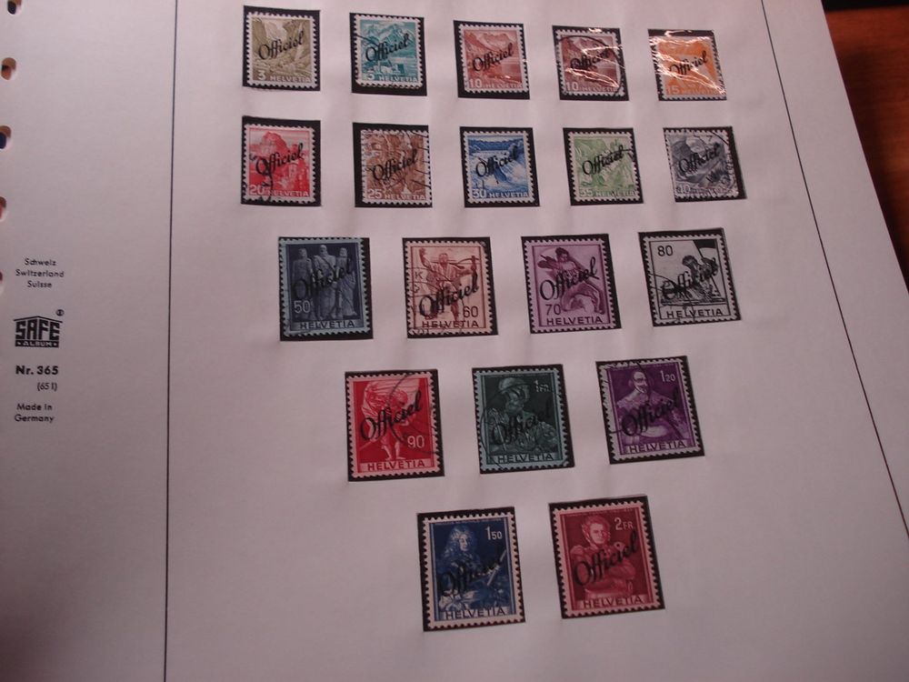 Satz Marken Bundesverwaltung, Officiel, 1942, o/* (Gebraucht) in ...