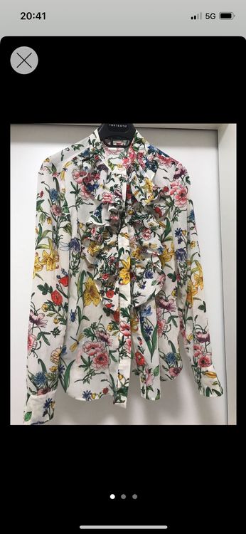 Bluse mit Blumen und Insekten H&M 🐞🌼🌿 (Neu (gemäss Beschreibung)) in Zürich für CHF 7 – mit ...