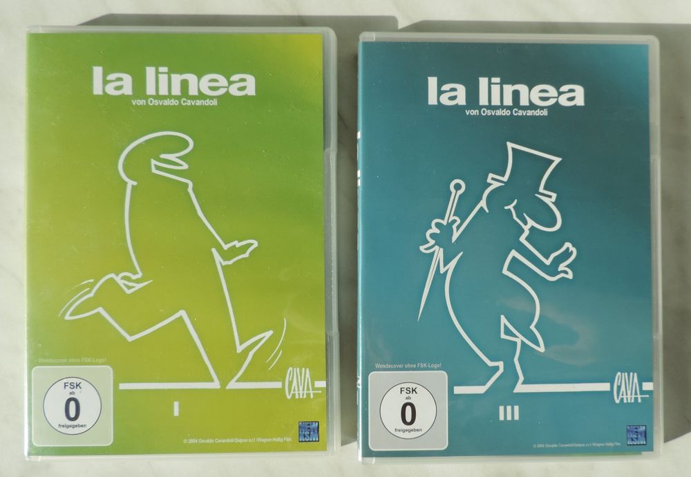 2 DVD’s la linea von Osvaldo Cavandoli (Gebraucht) in Burgdorf für CHF ...