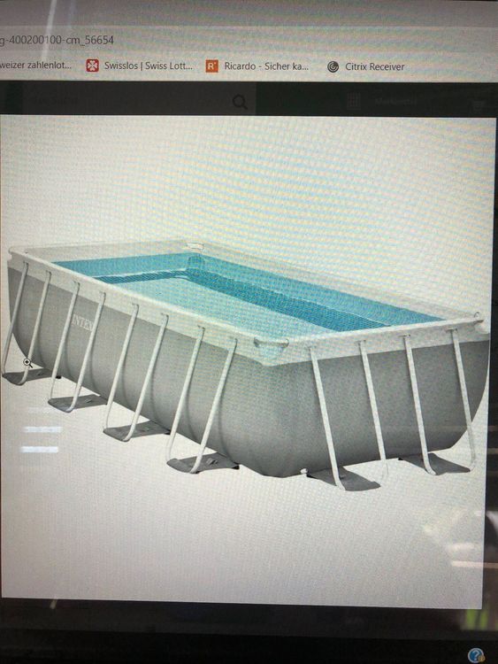 Intex Pool 400x200x100 cm | Kaufen auf Ricardo