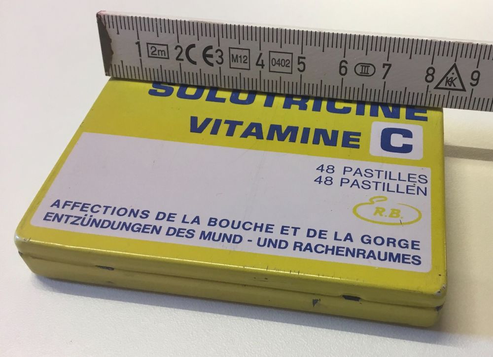 SOLUTRICINE VITAMIN C Pastillen - Tinbox Blechdose Pharmacy | Kaufen ...