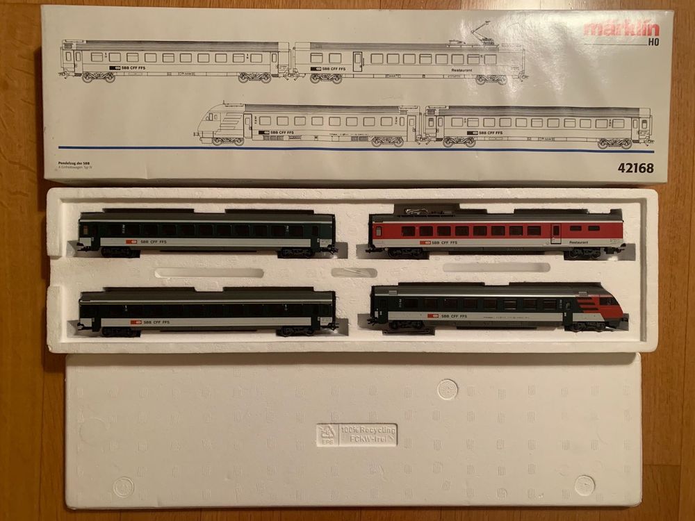 Märklin 42168 SBB 4tlg Pendelzug-Set OVP | Kaufen auf Ricardo