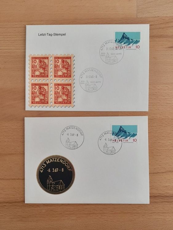 Belege 4713 Matzendorf 1969 | Kaufen auf Ricardo