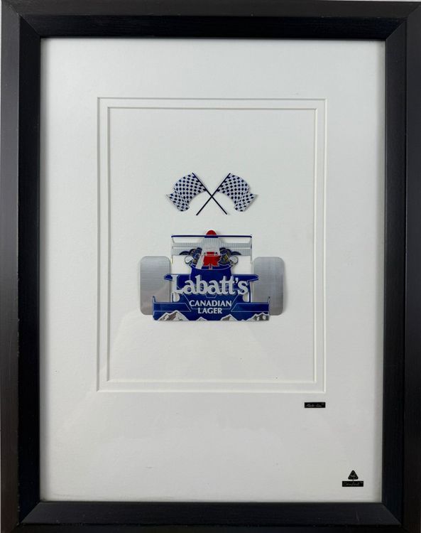 Martin Allen CanArt Formula 1 Labatt’s lager Collage Bild (Gebraucht ...