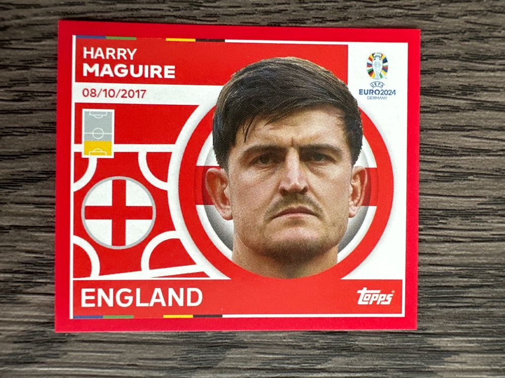 Topps EURO 2025 Harry Maguire England Nr. 6 (Gebraucht) in Glattbrugg für CHF 0.5 – mit ...
