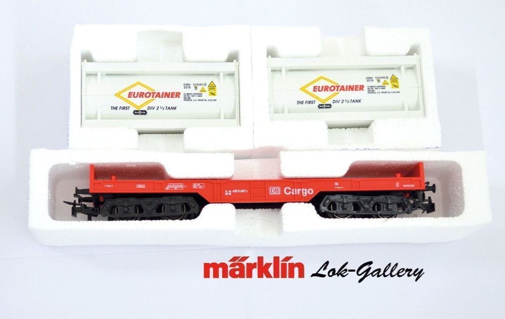 Märklin (29453) Tankcontainertragwagen | Kaufen auf Ricardo