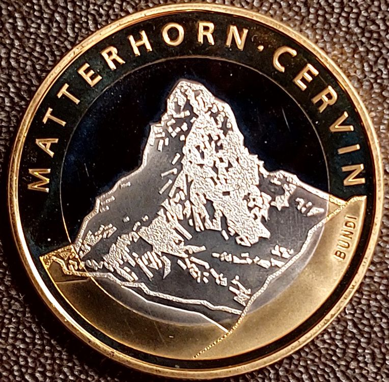 10 Fr. Gedenkmünze 2004 stgl Matterhorn-Cervin /aus Münzsatz (Neu (gemäss Beschreibung)) in Arch ...