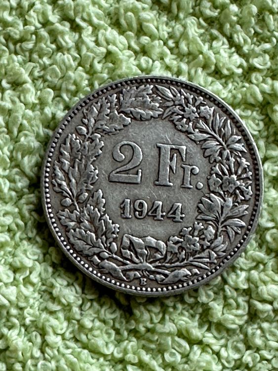 Schweizer Münze Fr. 2.- 1944 (Gebraucht) in Obergerlafingen für CHF 5 – mit Lieferung auf ...