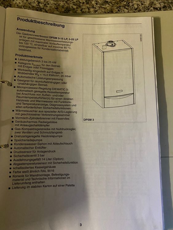 Gasheizkessel - DeDietrich DPSM 11kW | Kaufen auf Ricardo