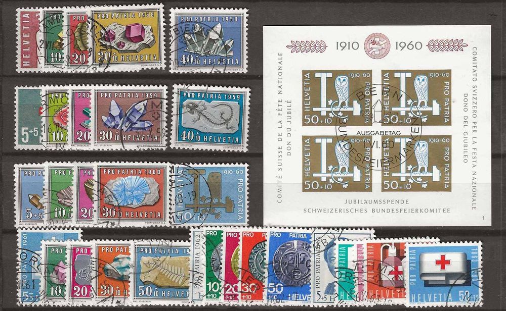 PP058 - Pro Patria 1958-1963 obl. | Kaufen auf Ricardo