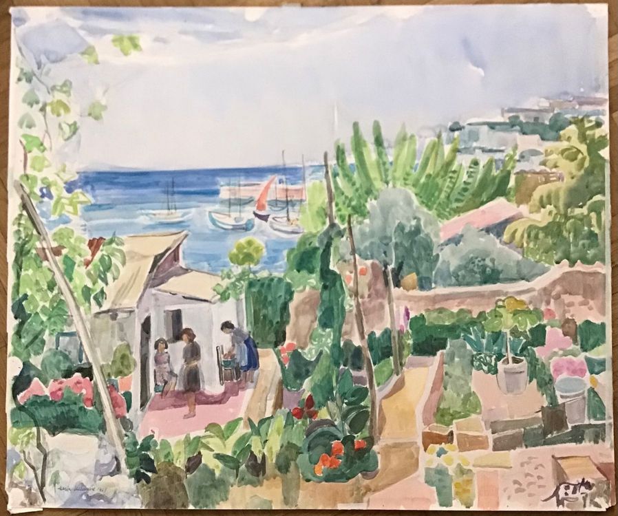 Maria UEBERSAX (1899-1989) Landschaft Aquarell (Gebraucht) in Root für CHF 30 – mit Lieferung ...