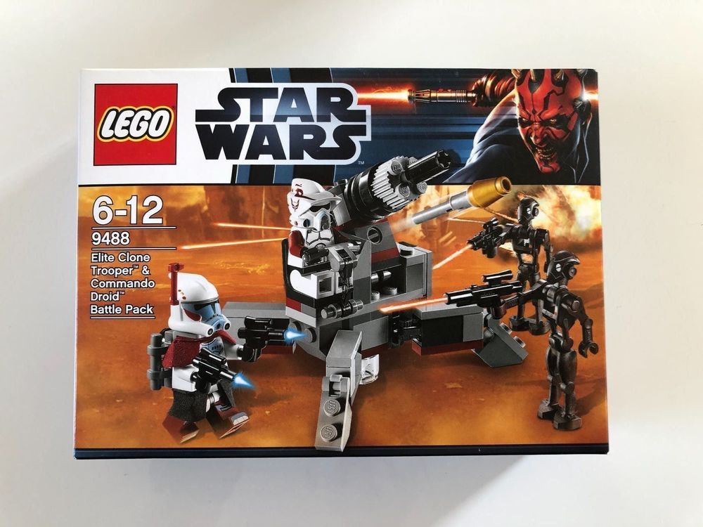 Lego 9488 Star Wars Elite Clone Trooper & Commando Droid NEU | Kaufen ...