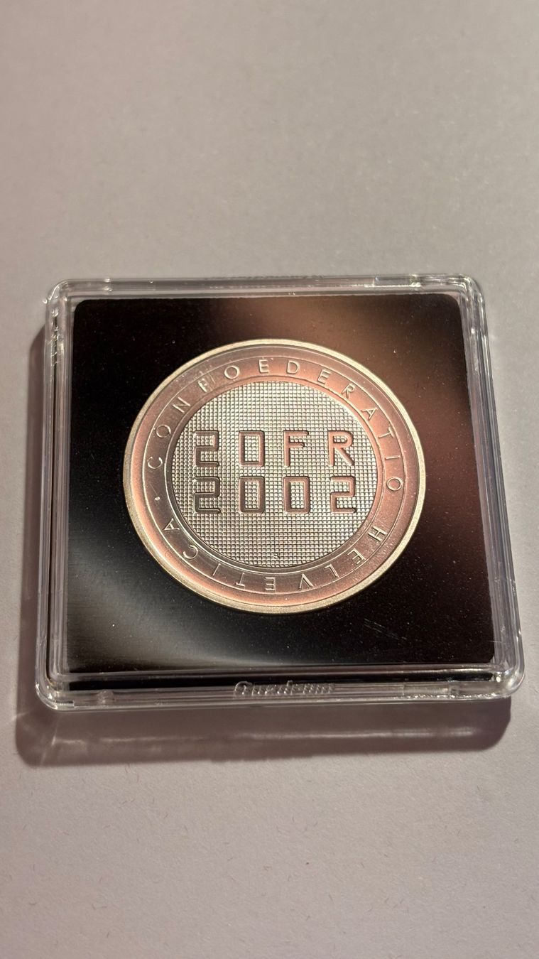 Pièce commémorative 20.- / 2002 (Expo.02) (D'occasion) à Fétigny pour ...