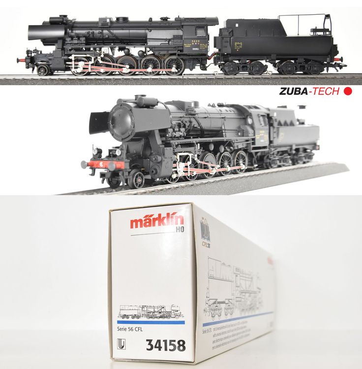 Märklin 34158 Dampflok Serie 56 CFL H0 WS Analog OVP (Gebraucht) in St ...