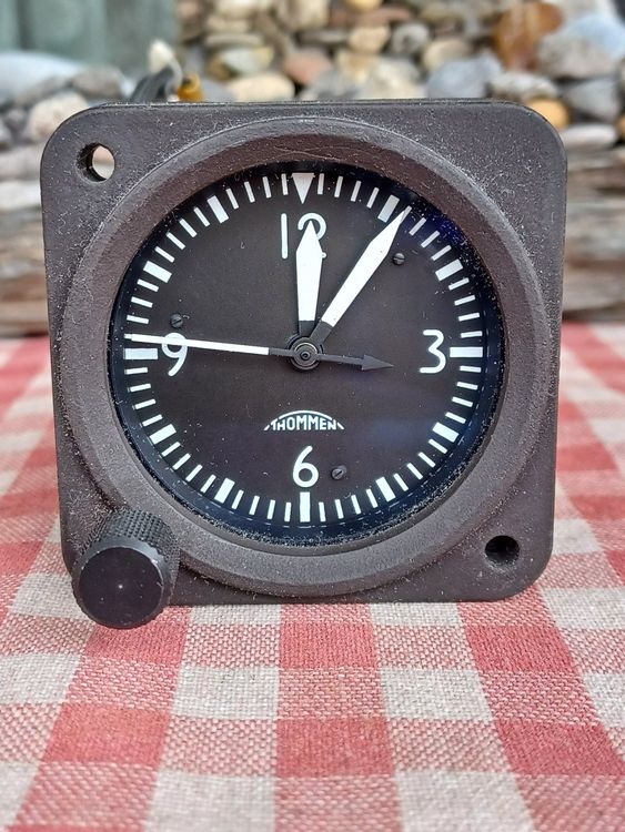 Aircraft clock (Thommen) utilisé sur le locomotive CFF SBB (Gebraucht ...