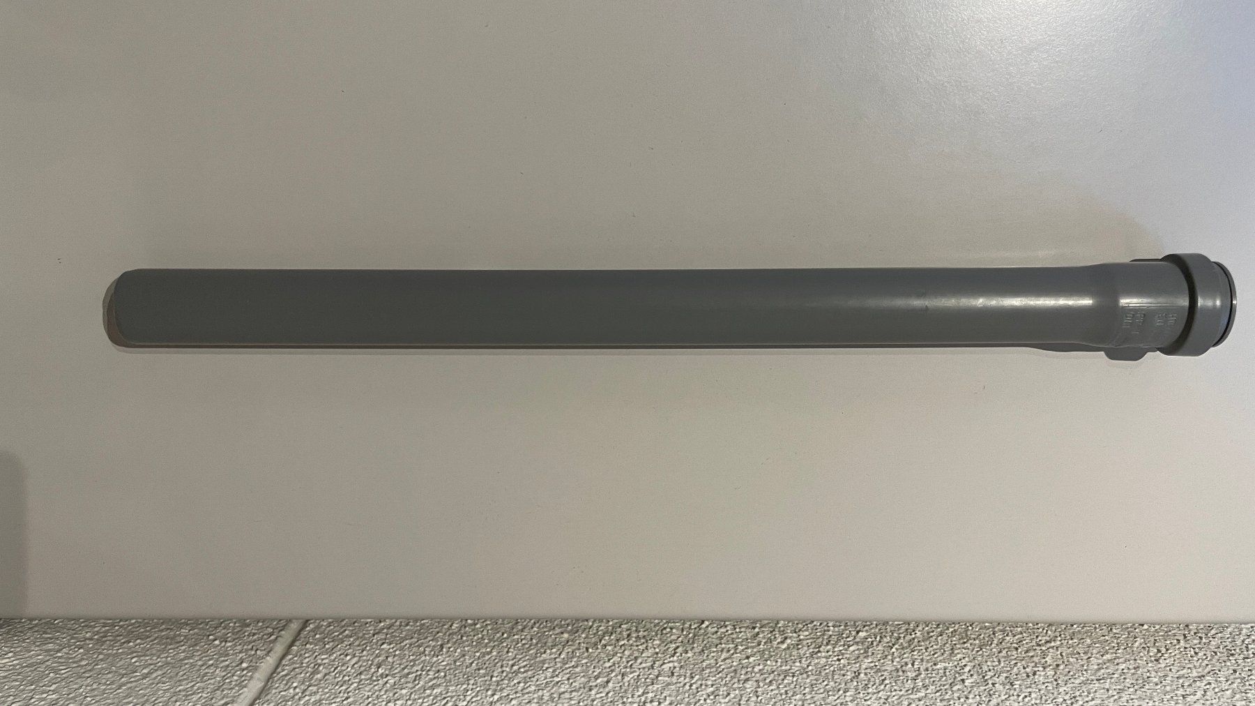 PVC Rohr Grau, DN 40, 55cm lang inkl. Deckel (Neu (gemäss Beschreibung ...