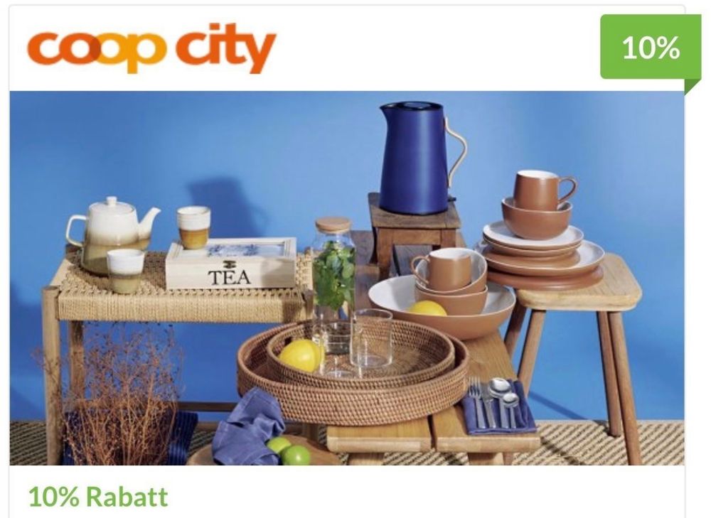 Coop City 10% Rabatt Gutschein | Kaufen auf Ricardo