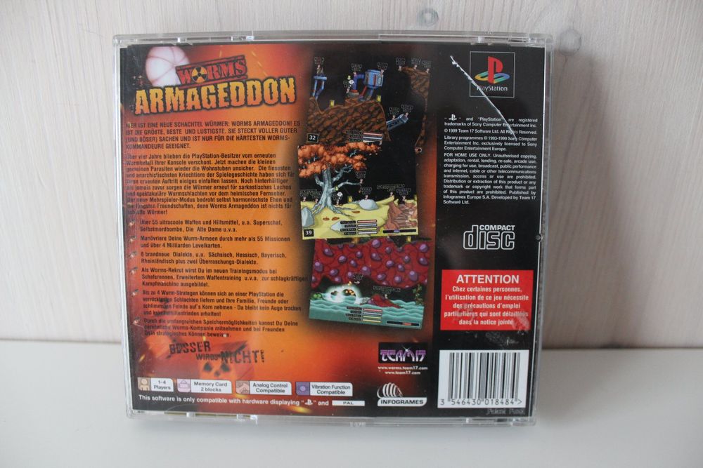 Worms Armageddon / PS / PlayStation / PS1 Spiel | Kaufen auf Ricardo