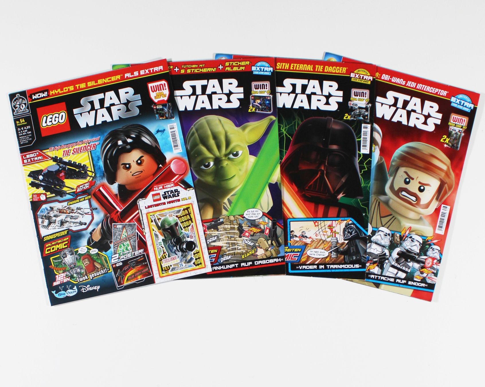 4 LEGO STAR WARS Comics, Quiz & Rätselspass für Kinder Set 3 (Gebraucht ...