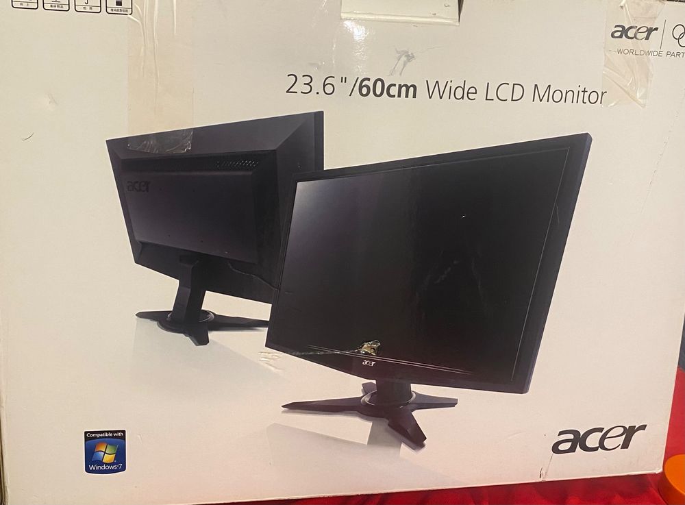 Wide LCD Monitor Acer 23.6 •/60cm (Art 127) (Neu (gemäss Beschreibung ...