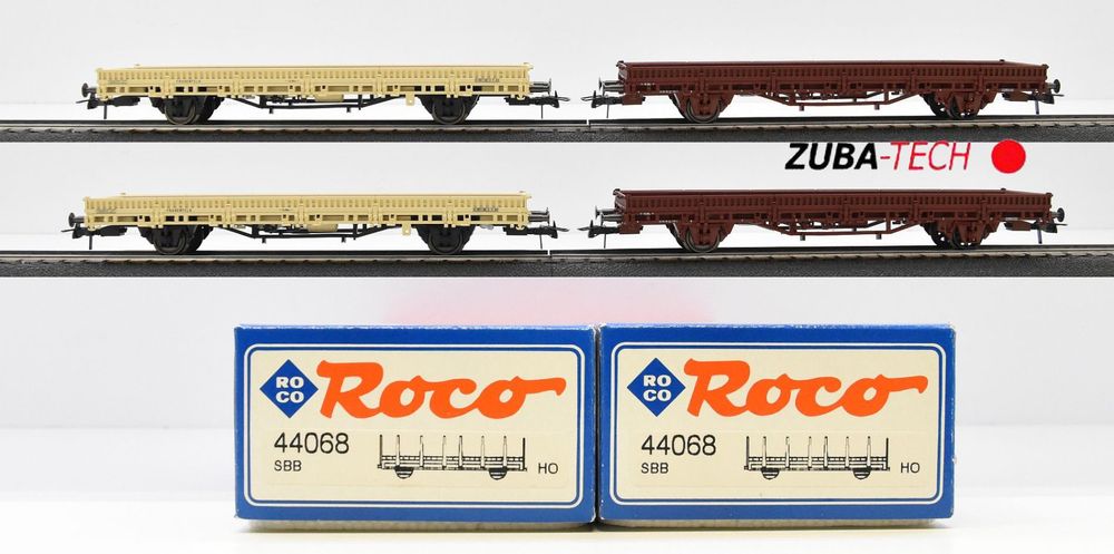 Roco Flachwagen-Set 4-tlg SBB H0 GS mit OVP | Kaufen auf Ricardo
