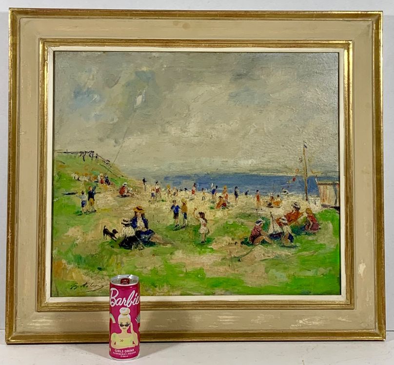Albert Bertalan (1899-1957) Strandszene /Camping Gemälde (Gebraucht) in ...