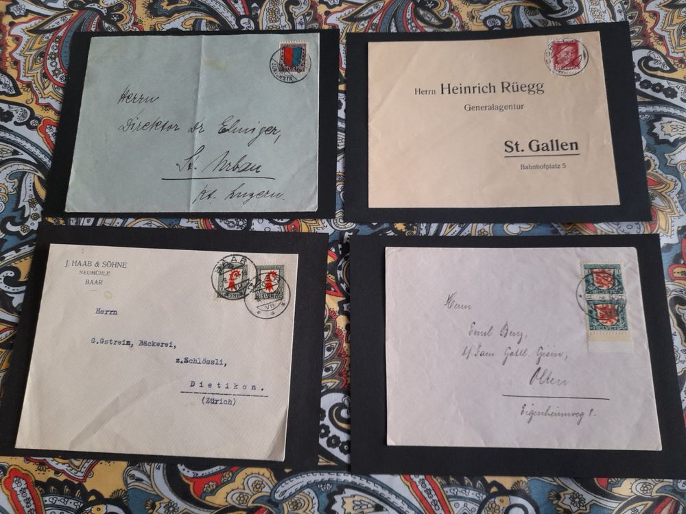Vier alte Briefe 1920 - 1929 | Kaufen auf Ricardo