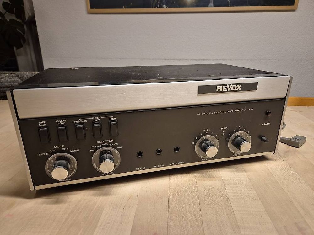 Revox A78 Stereo Verstärker (Gebraucht) in Wallisellen für CHF 45 – nur Abholung auf Ricardo kaufen
