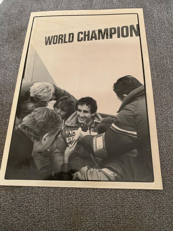 Presse Foto - Alain Prost - World Champion 1984 (Gebraucht) in Bern für ...