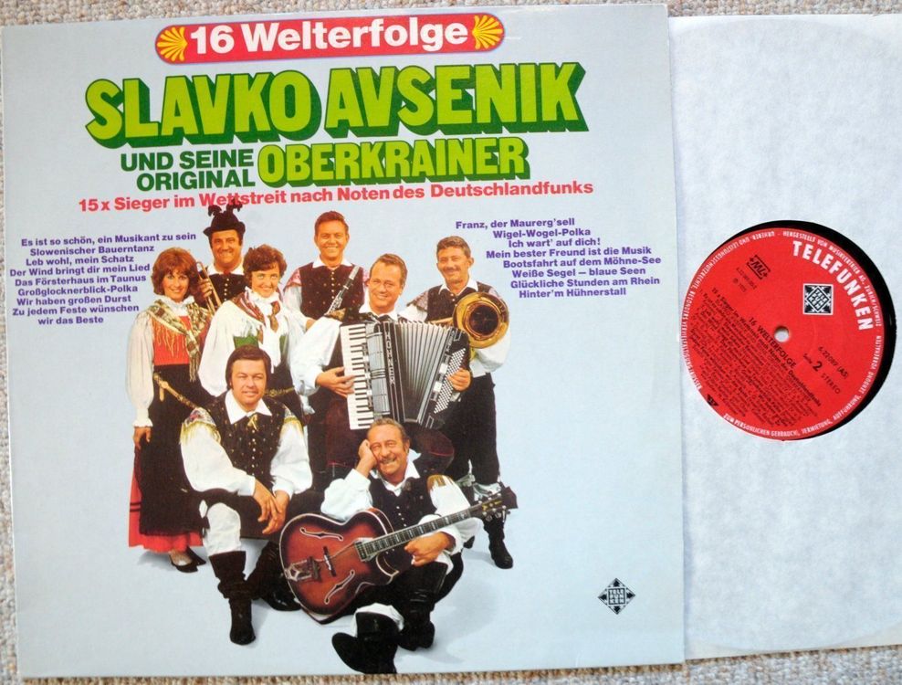 Avsenik - 16 Welterfolge LP GEWASCHEN (Gebraucht) in Unterseen für CHF 8 – mit Lieferung auf ...