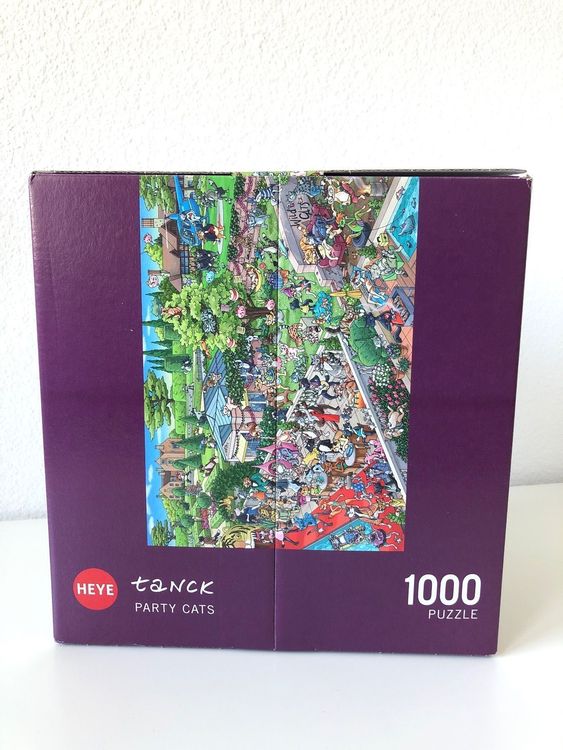 Heye Puzzle: Birgit Tanck - Party Cats (1000 Teile) | Kaufen auf Ricardo