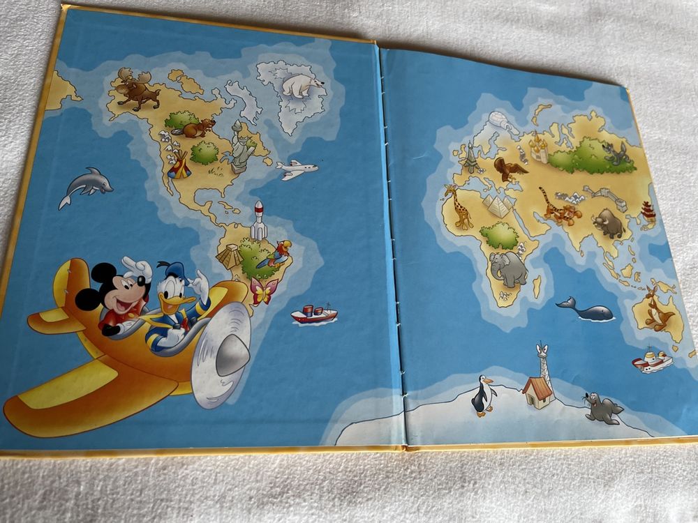 Kinder Buch Disney mit Micky Minnie und Goofy Welt Reise (Gebraucht) in ...