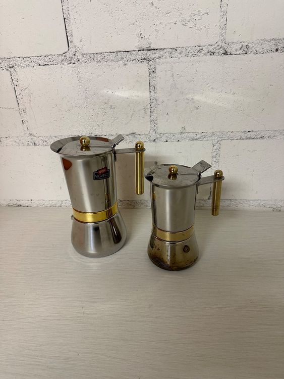 2 Espressokocher VEV VIGANÒ inox 18/10 | Kaufen auf Ricardo