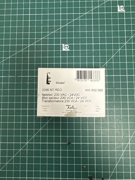 Feller Trafo 3396.NT REG, 230 VAC/24VDC - Neuwertig! (Gebraucht) in ...