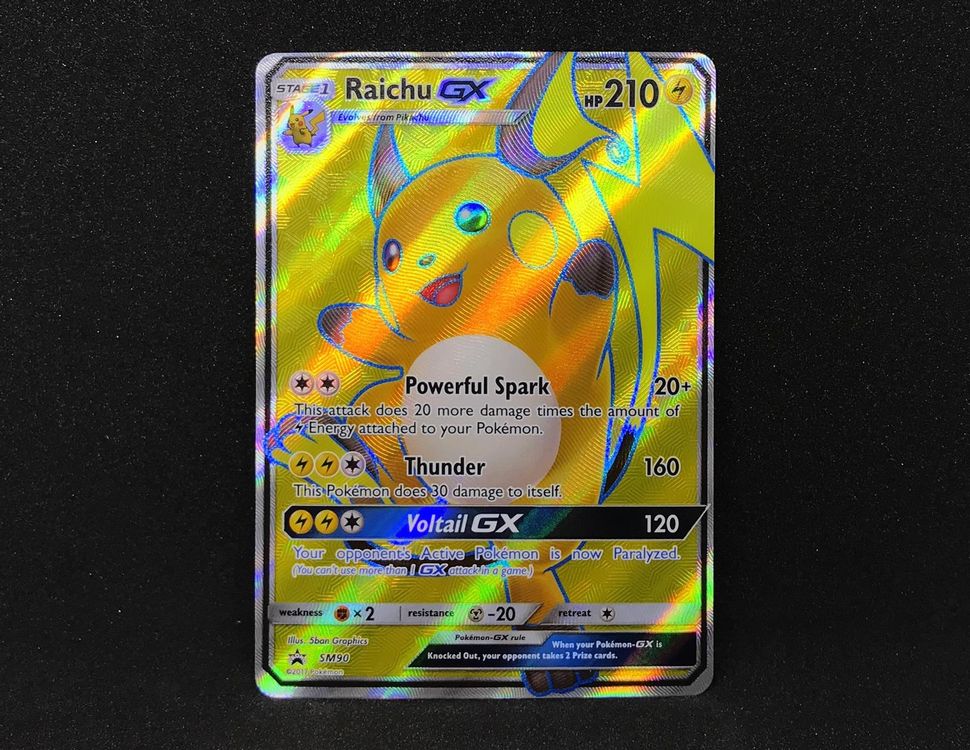Raichu GX Full Art - Pokemon-Karte | Kaufen auf Ricardo