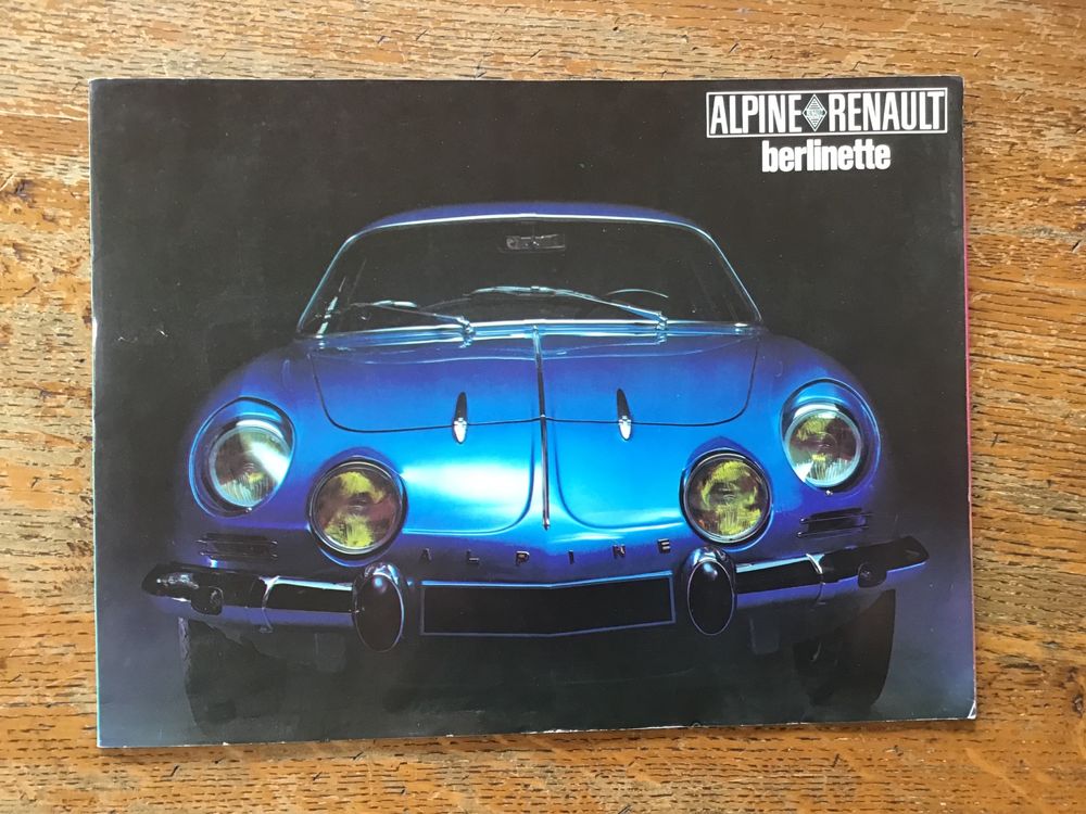 Magazine publicitaire Alpine Renault Berlinette vintage | Kaufen auf ...