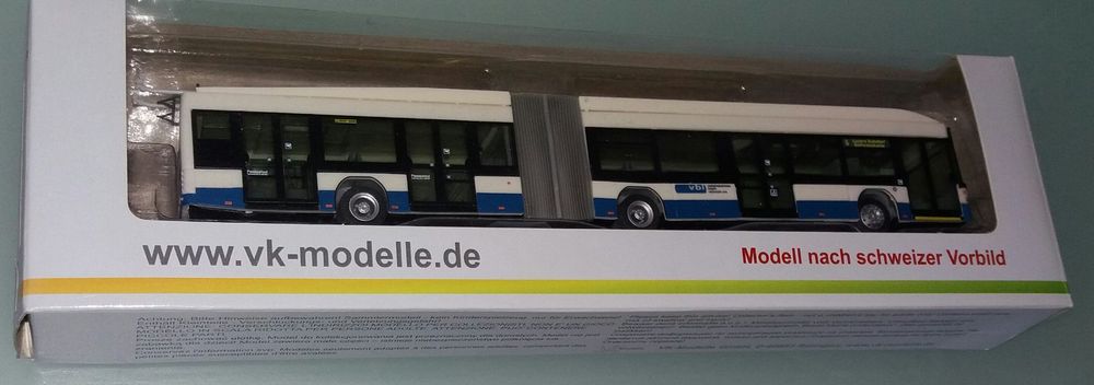 VK-Modelle VBL Luzern Hess Swiss Trolley Bus 1:87 "Linie 6" (Neu ...