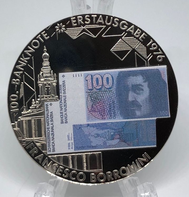 100.- Franken 1976 BANKNOTE Médaille | Kaufen auf Ricardo