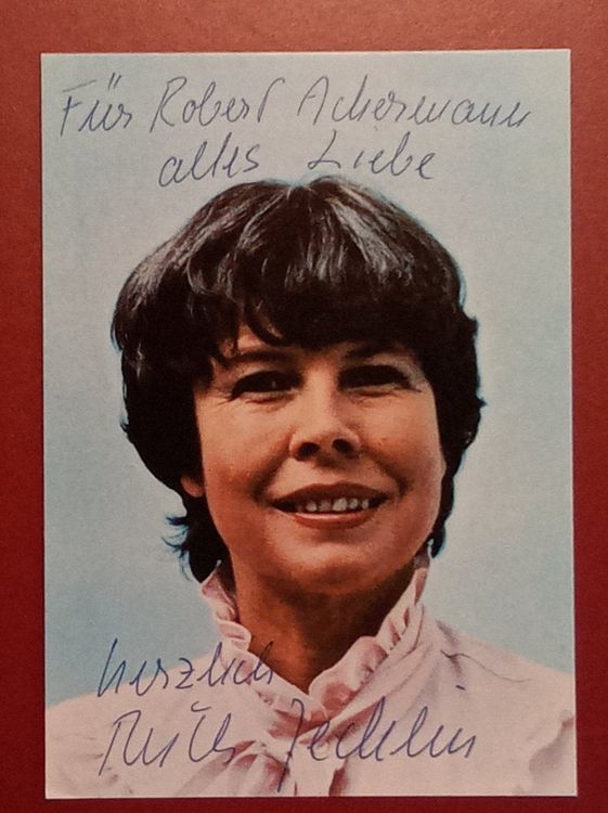 Ruth Jecklin 1934-2004 Autogramm Fotopostkarte 10x15cm (Gebraucht) in ...