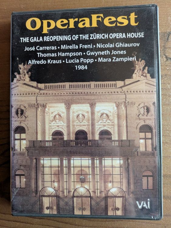 OperaFest - Opernhaus Zürich - Gala Wiedereröffnung 1984 (Gebraucht) in ...
