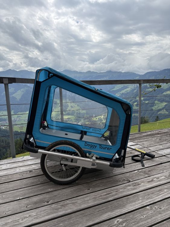 Original Doggy Tourer Veloanhänger bis 80kg mit Kupplung (Gebraucht) in Stels für CHF 330 – nur ...