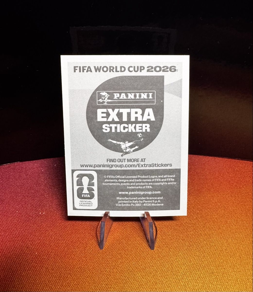 Vinicius Junior / Panini Extra Sticker / World Cup 2026 GOLD (Neu ...