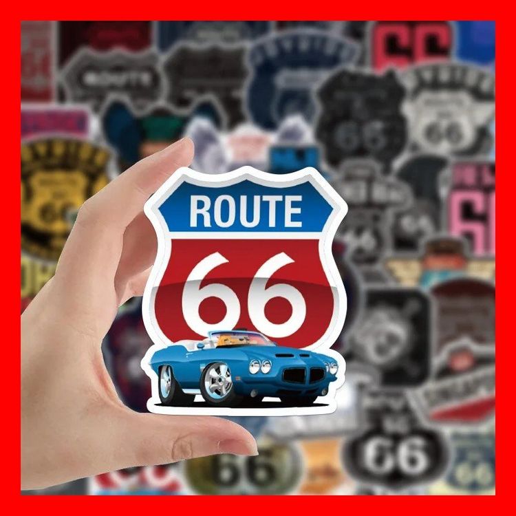 50 tlg Route 66 Stickerset Stickerbomb Westküste Ostküste | Kaufen auf ...