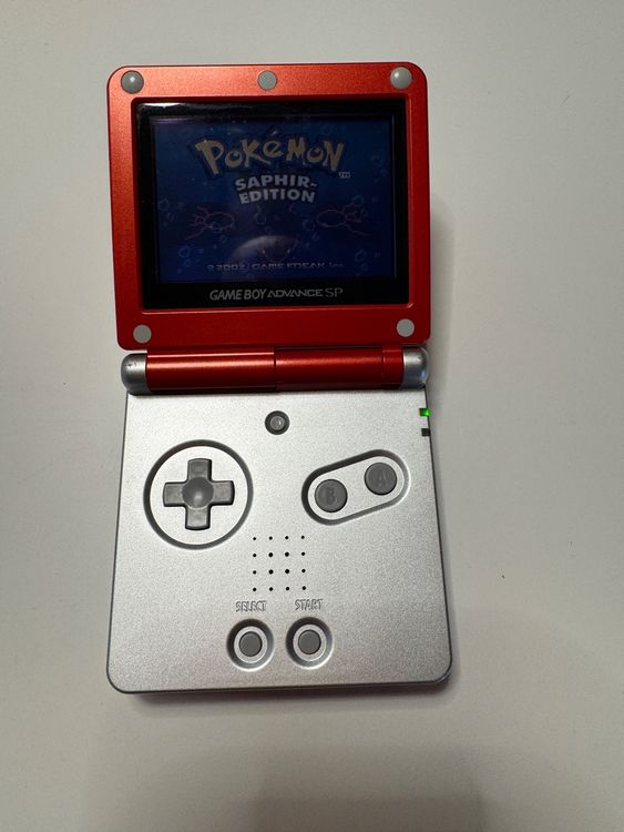 Game Boy Advance SP – Mario Limited Edition OVP inkl Zubehör (Gebraucht ...