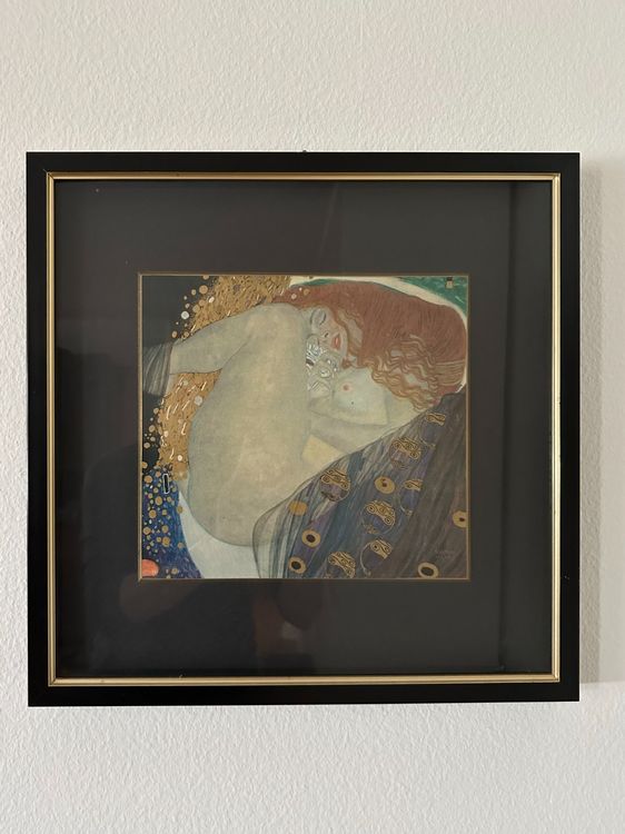Gustav Klimt "Danaë" reproduktion, gerahmt | Acheter sur Ricardo