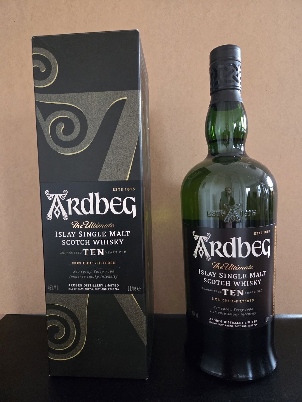 Ardbeg TEN Islay Single Malt Scotch Whisky - 1 litre (Neu und ...