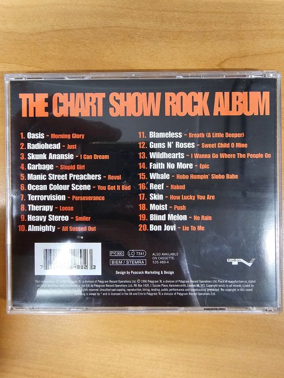 CD - Various – The Chart Show Rock Album | Kaufen auf Ricardo