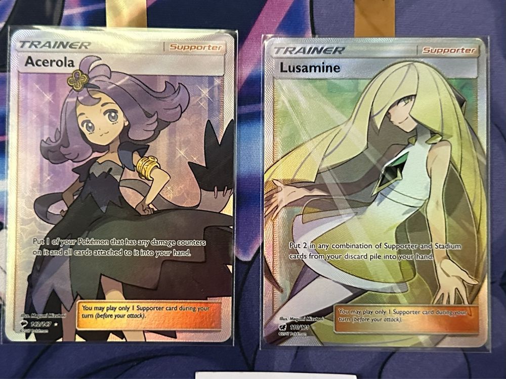 Full Art Trainer Waifus // Acerola + Lusamine | Kaufen auf Ricardo