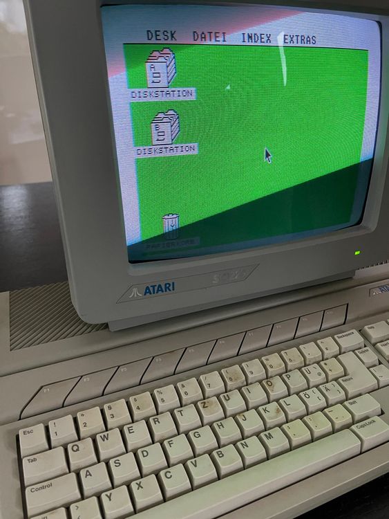 originaler Atari 1040ST Computer inkl. Atari SC1224 Monitor | Kaufen ...